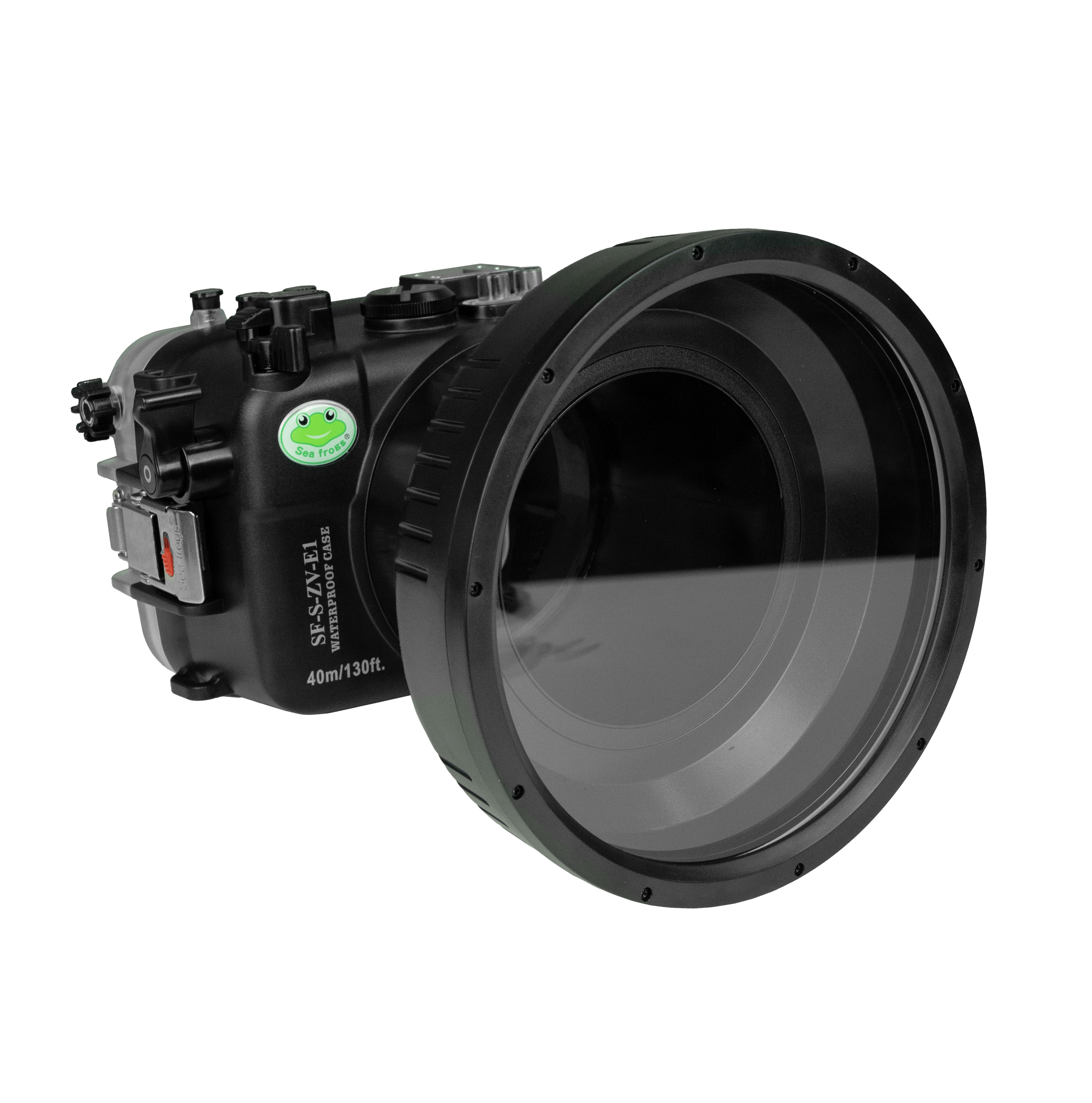 Sony ZV-E1 40M/130FT UW camera housing with 6" Glass Flat short port ...