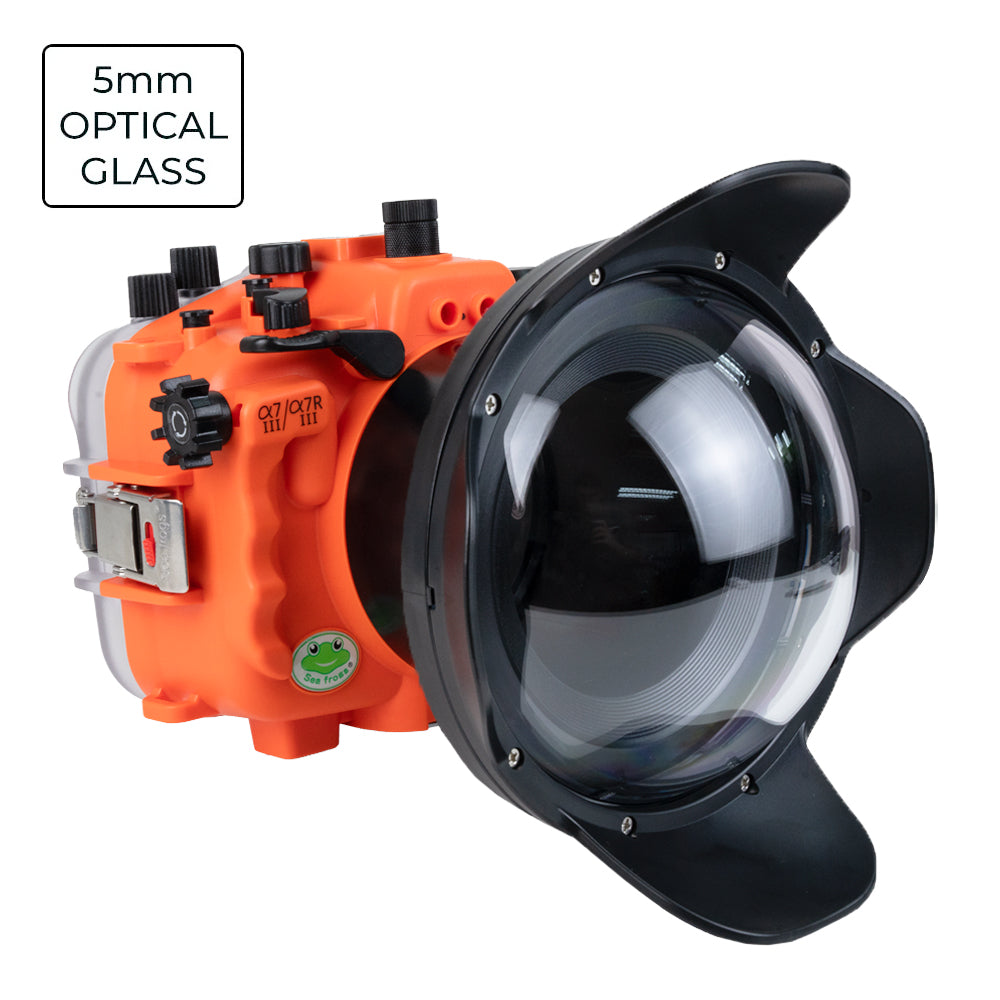 SeaFrogs Salted line housing 6" glass dome port V.10 for Sony A7III ...