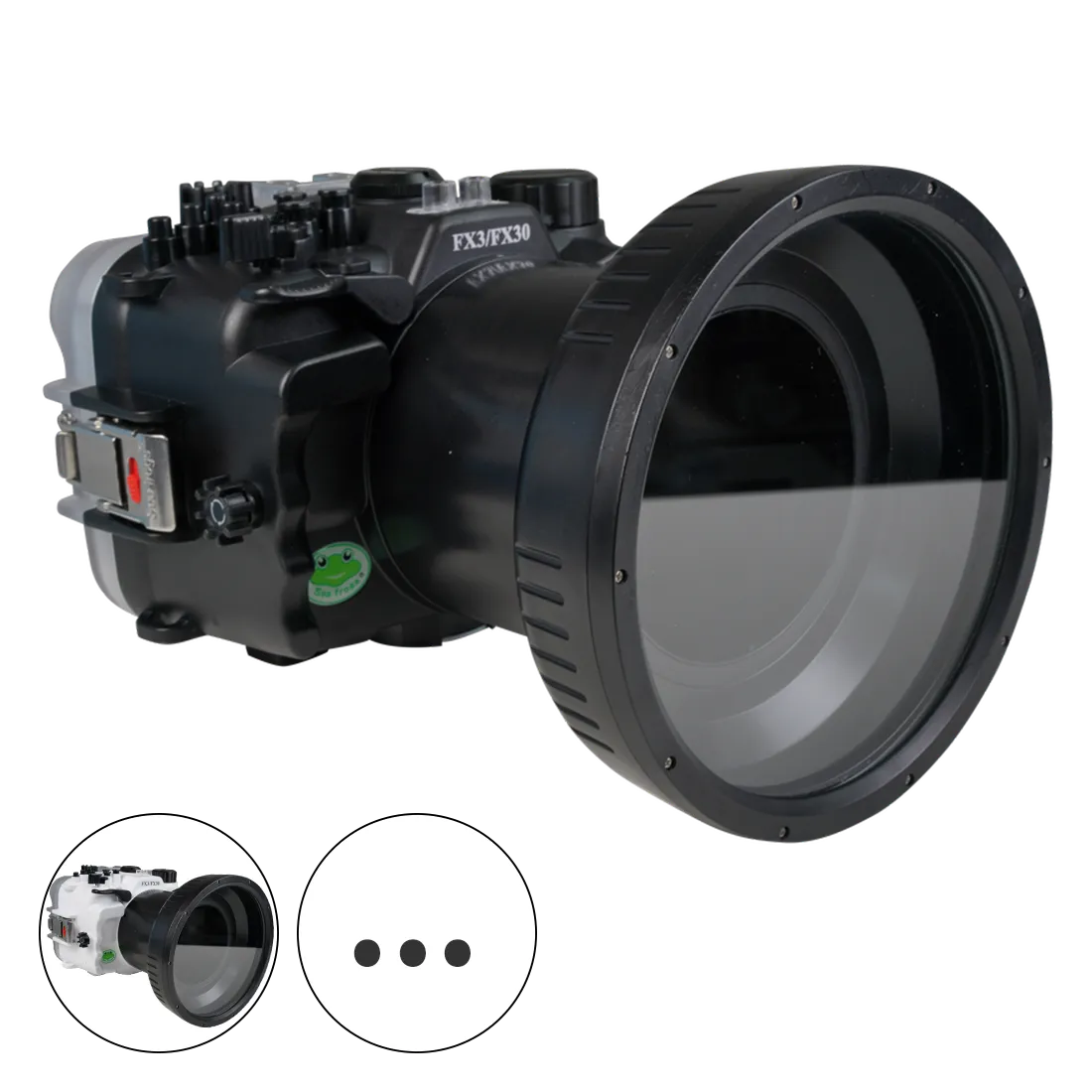 SL Sea Frogs Housing for Sony FX3/FX30|HDMI|6'' Glass Flat Port ...